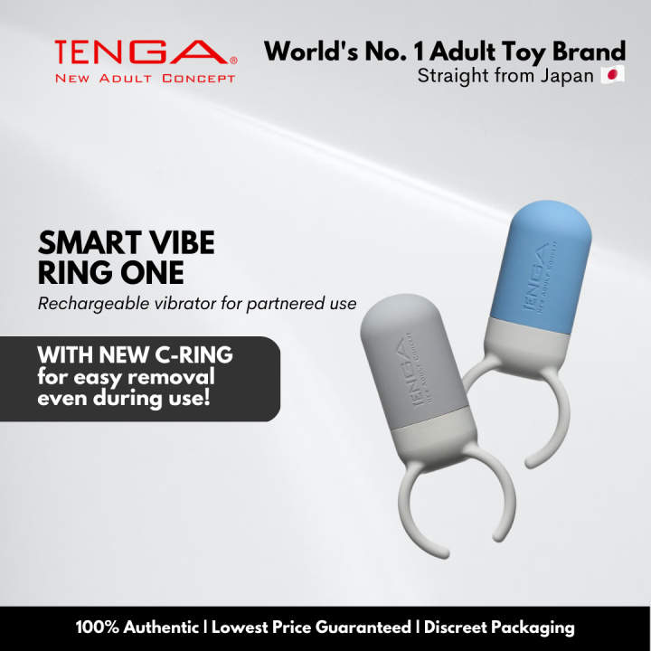 TENGA Smart Vibe Ring (SVR) One Vibrator [Battery Powered Couple ...