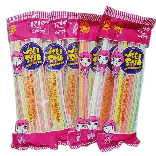 JELI STIK LONG PANJANG ISI 50 x 4gr RASA ANEKA BUAH | Lazada Indonesia