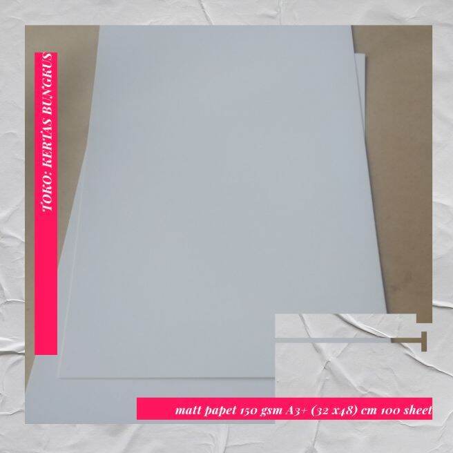 kertas matt paper dove 150 gsm A3+ (32 x 48) cm isi 100 sheet | Lazada ...