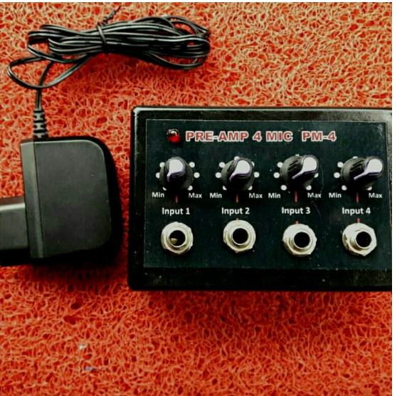 Paralel input mic aktif 4 input mic PM-4 | Lazada Indonesia