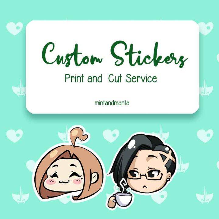 Personalized Sticker Print and Cut | Customized Stickers | Custom ...