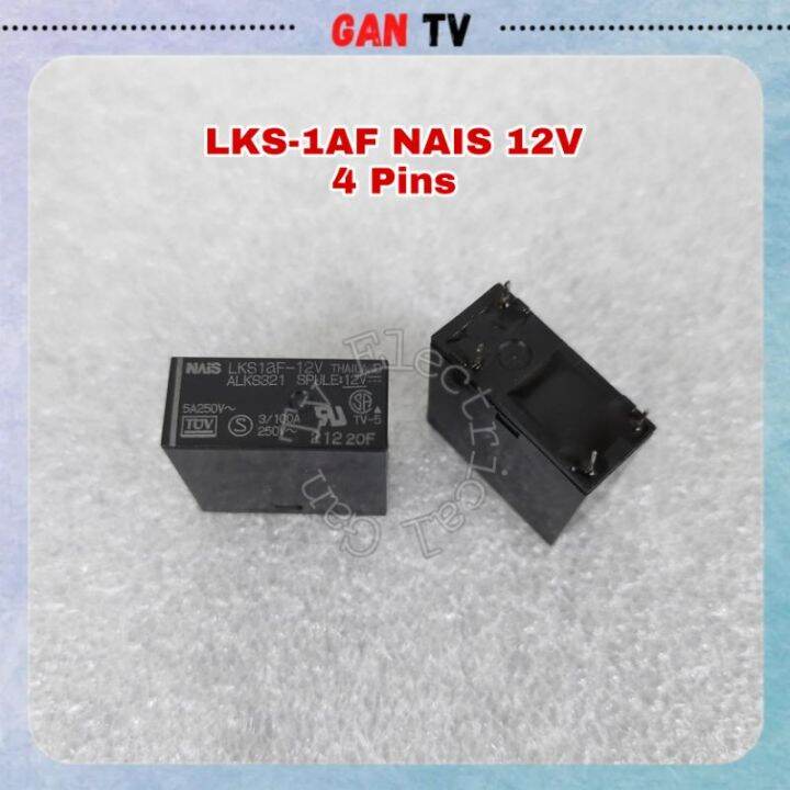 Heavy Duty LKS-1AF NAIS 12V 4 Pins Aircond Air Cond Conditioner Relay ...
