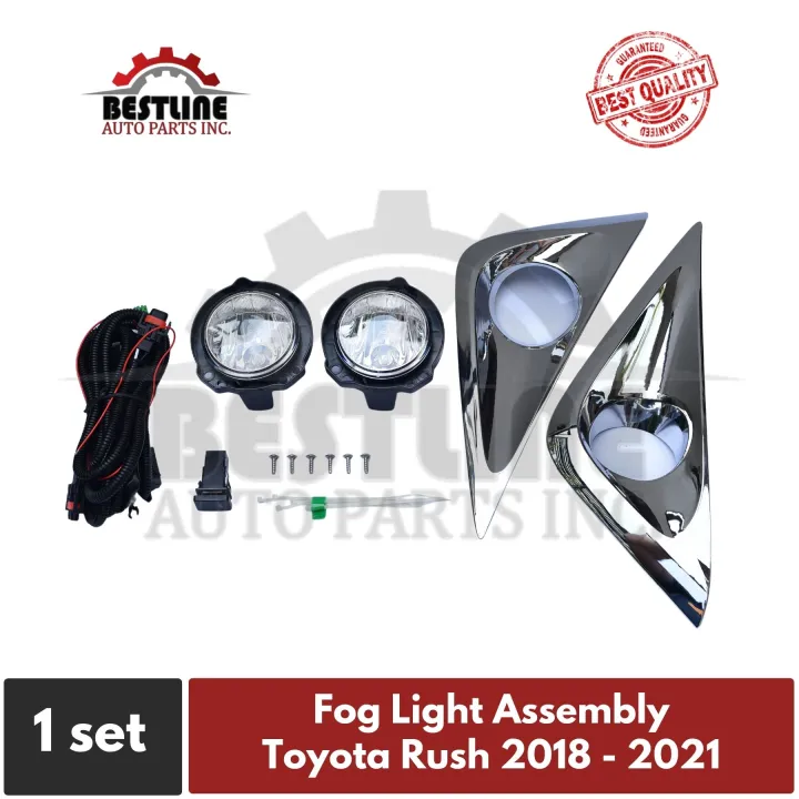 Fog Lamp Fog Light Foglamp Foglight Assembly Set with wiring for Toyota Rush 2018 and up | Lazada PH