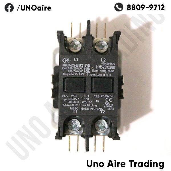 Magnetic Contactor 2 pole 32 FLA 3TR | Lazada PH