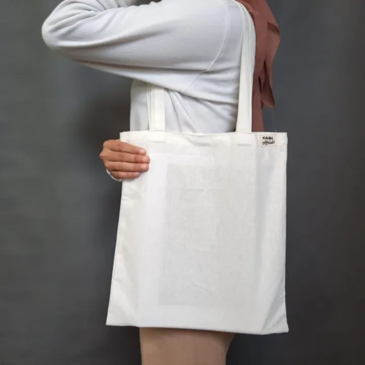 Tunas - Tas Lukis Totebag Polos Putih ( COD) / Tas Lukis wanita / Tas ...