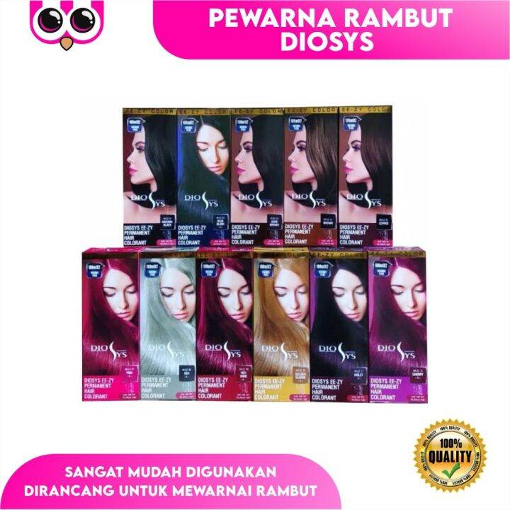 [ SEMIR DIOSYS ] PEWARNA RAMBUT DIOSYS / CAT RAMBUT DIOSYS / PERMANENT ...