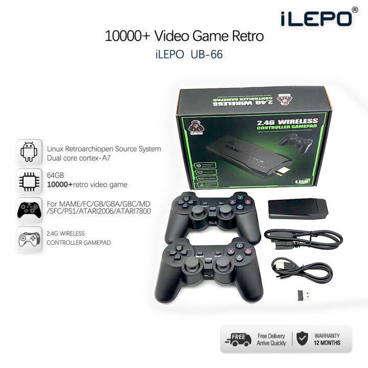 Game Box 4k Game Stick Console Retro Game Model Portable 10000 Gaming ...