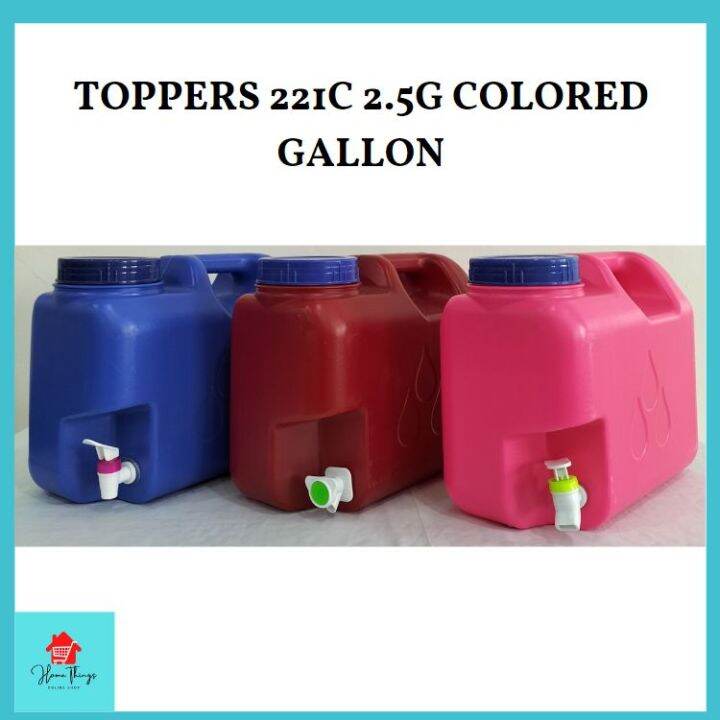 TOPPERS 221C 2.5G COLORED GALLON | Lazada PH