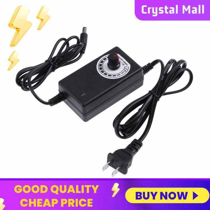 [Arrived within 3 days] AC to DC Adapter 3-12V 2A Adjustable Power ...