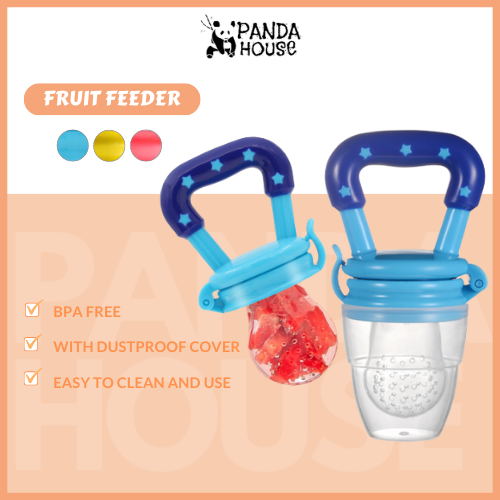 PANDA HOUSE Baby Feeder Food Bite Silicone Fruit Pacifier Puting ...