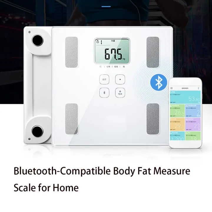Body Weight Scale With Large Display Smart Fat Measure Device Battery ...