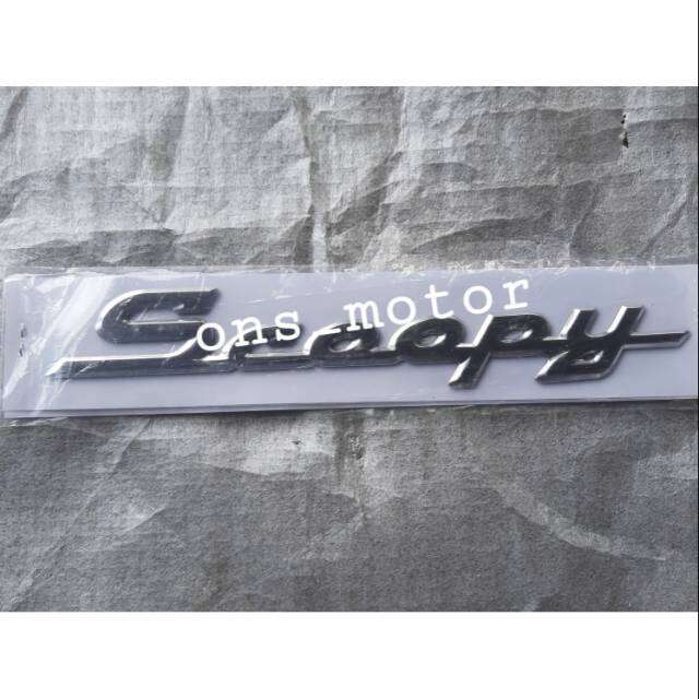Emblem logo SCOOPY ORIGINAL lospak | Lazada Indonesia