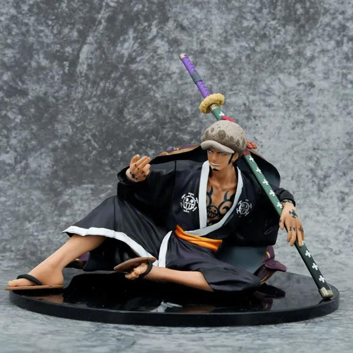 TURHA 17Cm โมเดลสะสม Miniatures Anime Trafalgar D. Water Law Luffy ...