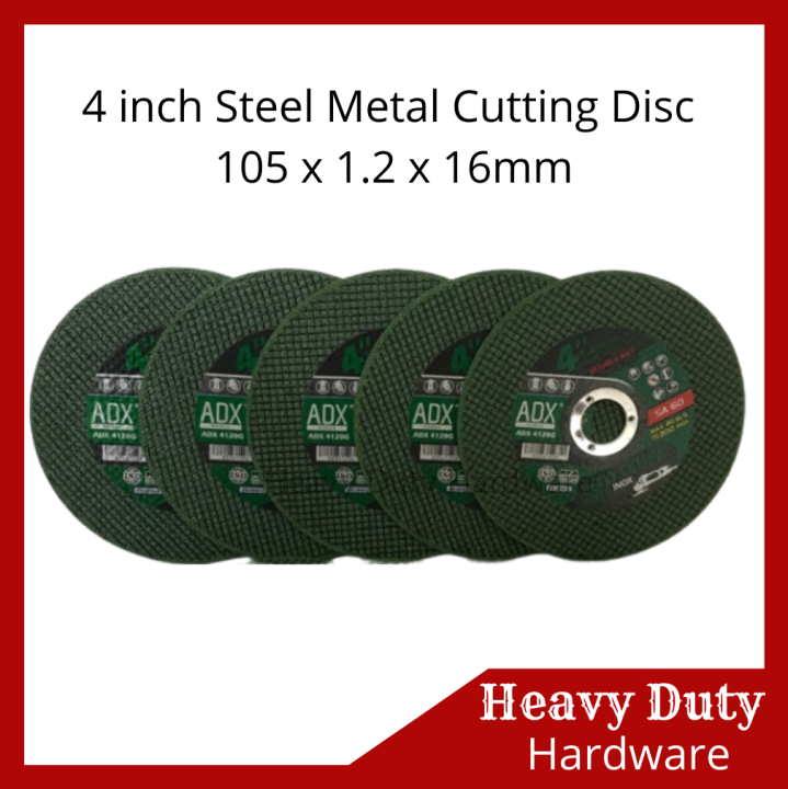 4 inch Steel Metal Cutting Disc 105 x 1.2 x 16mm Angle Grinder Inox Cut ...