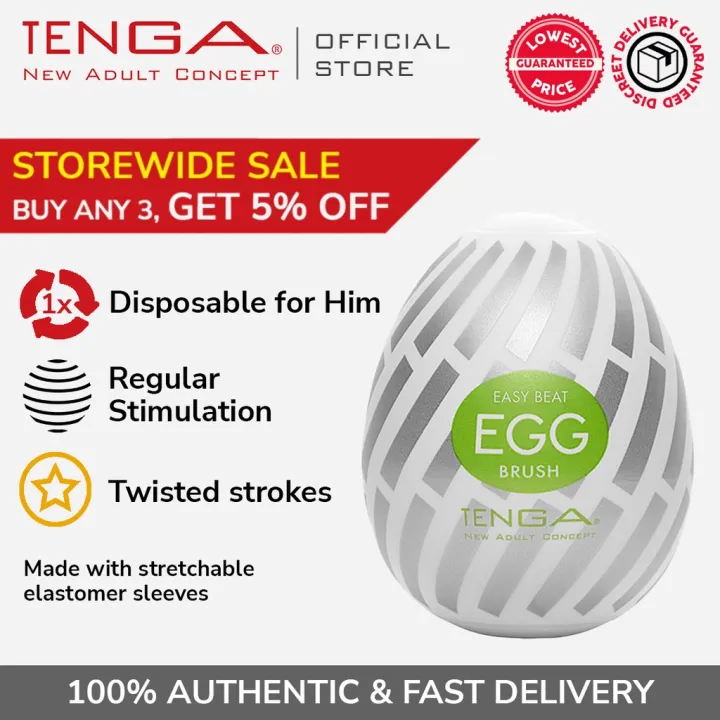 TENGA EGG Brush [Portable Male Masturbator] | Lazada PH