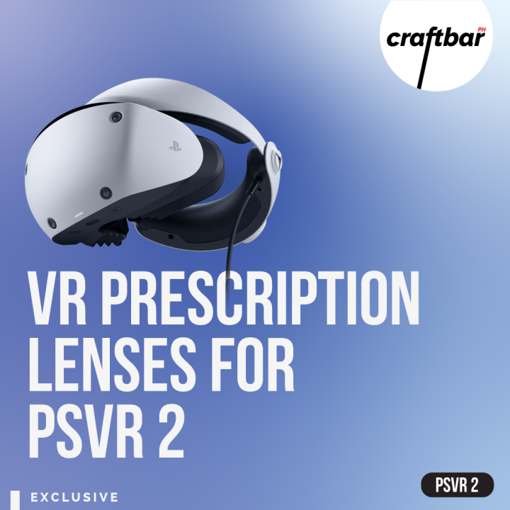 VR Prescription Lenses for Playstation VR2 by craftbar PH | Lazada PH