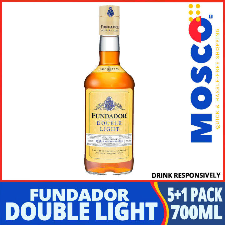 Fundador Double Light 700ml 5+1 | Lazada PH