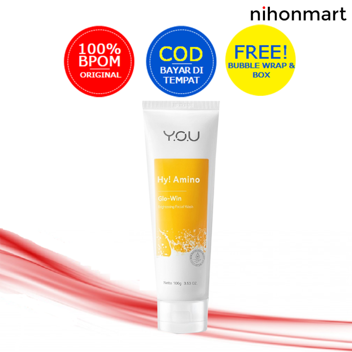 YOU Hy! Amino Brightening Facial Wash 100g | Lazada Indonesia