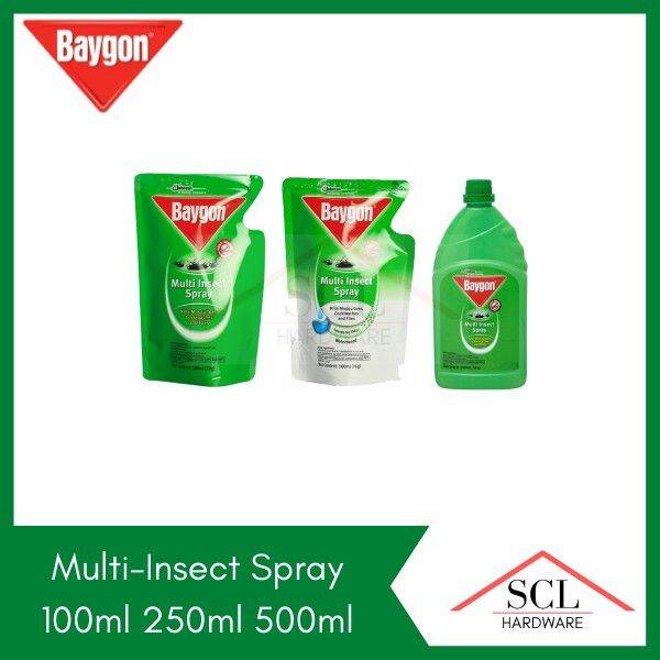 BAYGON Multi-Insect Spray (100ml,250ml,500ml) | Lazada PH