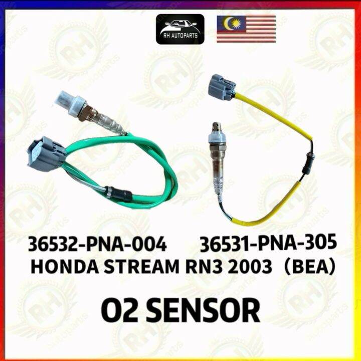 HONDA STREAM S7C 2.0 REAR FRONT OXYGEN SENSOR 4 PIN O2 SENSOR 36532-PNA ...