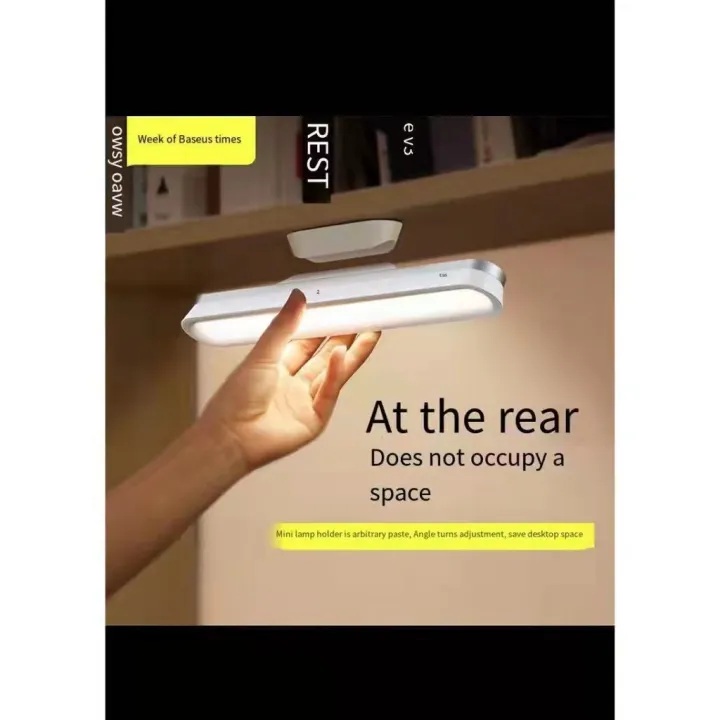 GM.Hanging Magnetic LED Table Lamp Chargeable Desk Lamp Cabinet Light ...