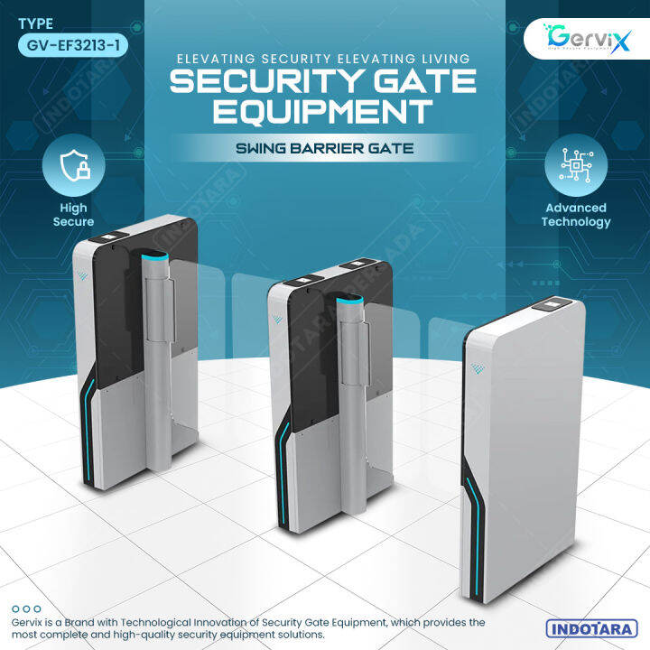 Swing Gate 2 Jalur - Swing Barrier Gate Gervix GV-EF3213-1 | Lazada ...