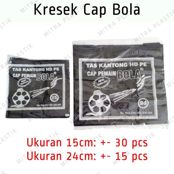 Kantong Plastik Cap Bola Uk 15 & 24 / Kresek Packing | Lazada Indonesia