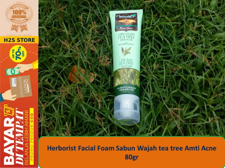 Herborist Facial Foam Sabun Wajah tea tree Olive Facial herboris sabun ...