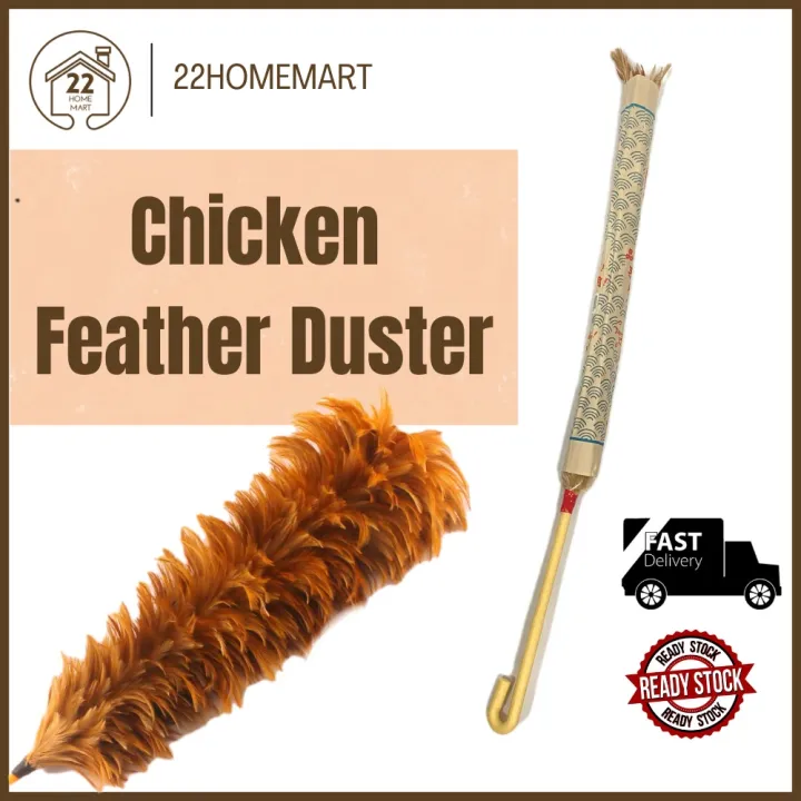 Chicken Feather Duster Bulu Ayam Penyapu Debu 鸡毛扫 | Lazada