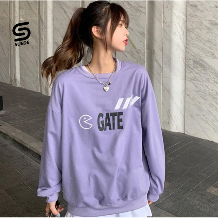 gate Sweater basic korea - switer oblong korea gate lylac - sweater warna ungu gate lucu ...