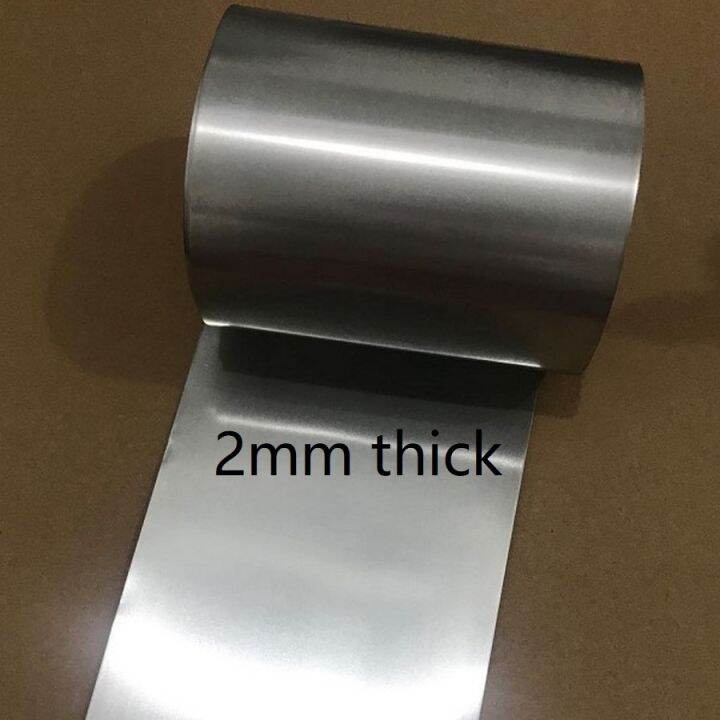 2mm thick Zn≥99.99 pure conductive metal Zinc sheet electrode zinc foil ...