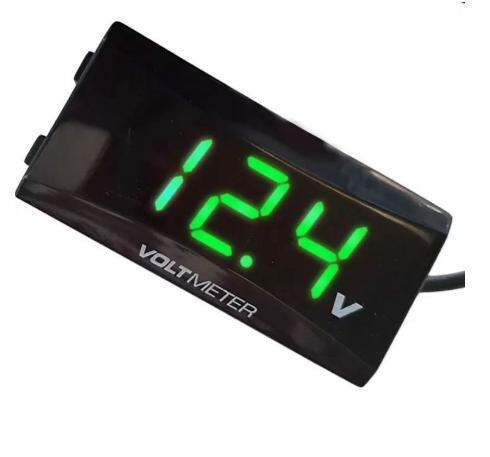 Motorcycle Accessories Volt Meter With Frame Classic Digital ...