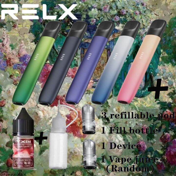 RELX vepe set original vaper smoke vapesmoke rechargeable relex rel x ...