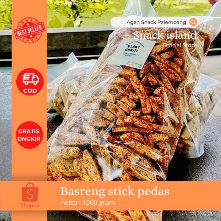 basreng 1kg | basreng stick pedas dan pedas daun jeruk dengan bumbu ...