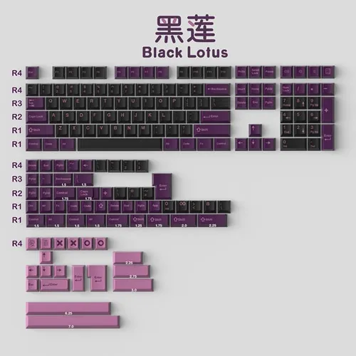 GMK Monster/ Botanical/Blue Samurai /Taro/DMG Keycap 1Set For ...
