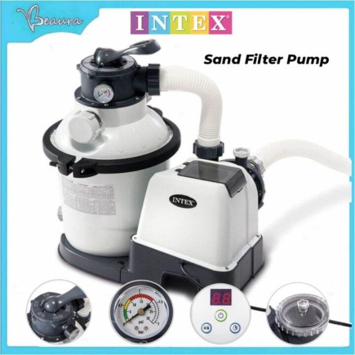 🔥Intex Sand Filter Pump Original Hydro Aeration Technology Krystal ...