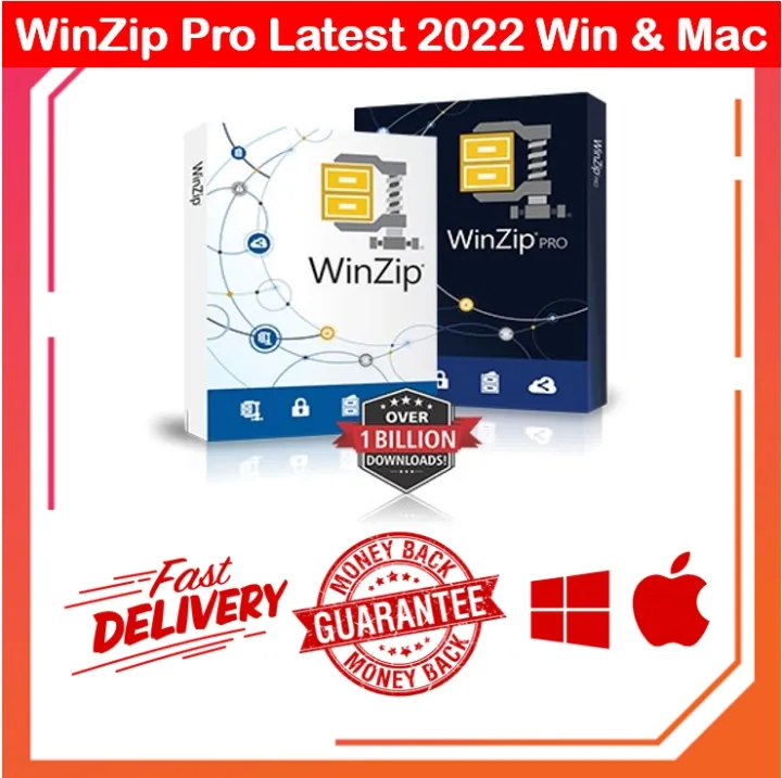 WinZip Pro v26 Latest 2022 | Lifetime For Windows & Mac Support M1 ...