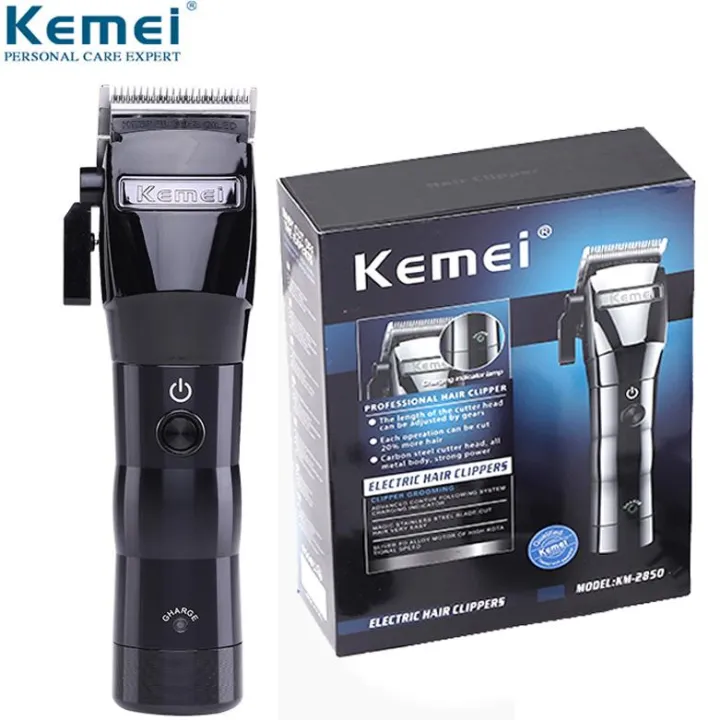 Kemei Professional Electric Hair Clipper Powerful Cordless Hair Clipper Cutting Machine Haircut ...