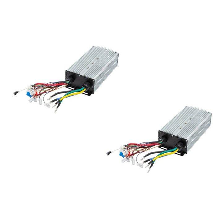 2Pcs 48V 60V 72V 3000W Hub Motor Controller 24Mos MAX80A for Electric ...