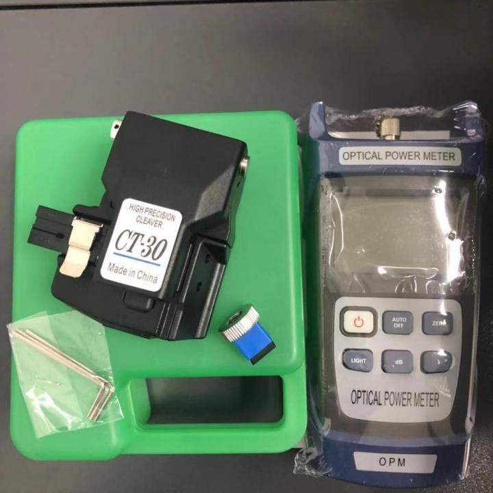 CT-30 Fiber Cleaver CT-30 CT-30A Optical Fiber Cutting +KING-60S High ...