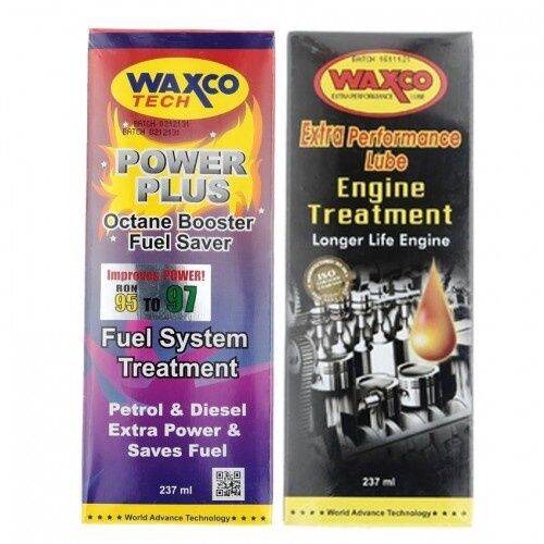 Waxco Lube Engine Treatment (237ML) + Free Waxco Tech Octane Booster ...