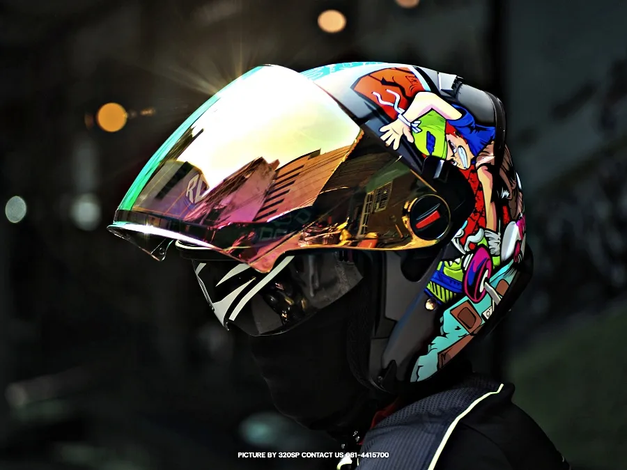 หมวกกันน็อค RD AIR FORCE 1 XXL เกมเมอร์ขาว #9 | Thisshop