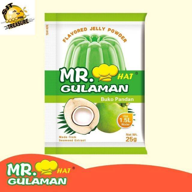 Mr. Gulaman Buko Pandan Flavor 25 grams | Lazada PH