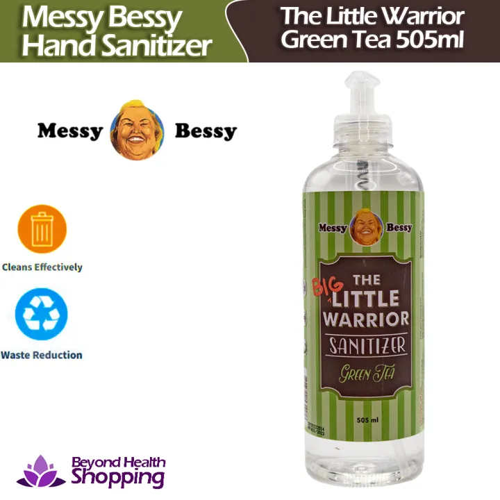 Messy Bessy Sanitizer The Big Little Warrior Green Tea 505ml | Lazada PH