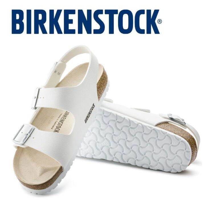 Birkenstocks Classic Unisex 034731/3 Milano White Birko-Flor® Made in ...