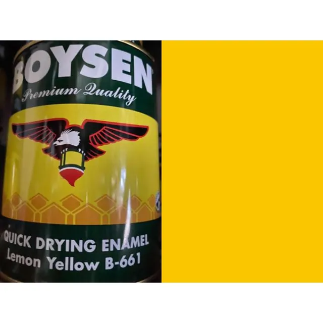 BOYSEN B661 QDE LEMON YELLOW 1 LITER | Lazada PH