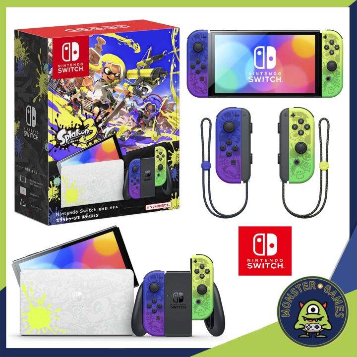เครื่อง Nintendo Switch OLED Splatoon 3 Edition (เครื่อง Switch OLED ...