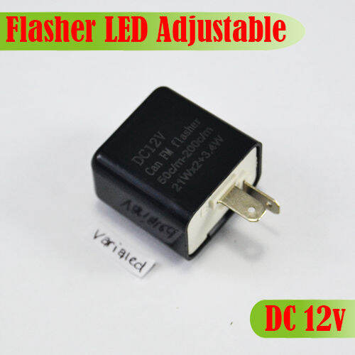 Flasher LED Adjustable turn light signal sein DC 12v Potensio Modul ...