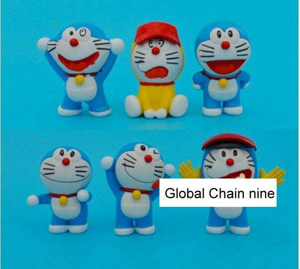 Doraemon 6pcs collection cake topper | Lazada