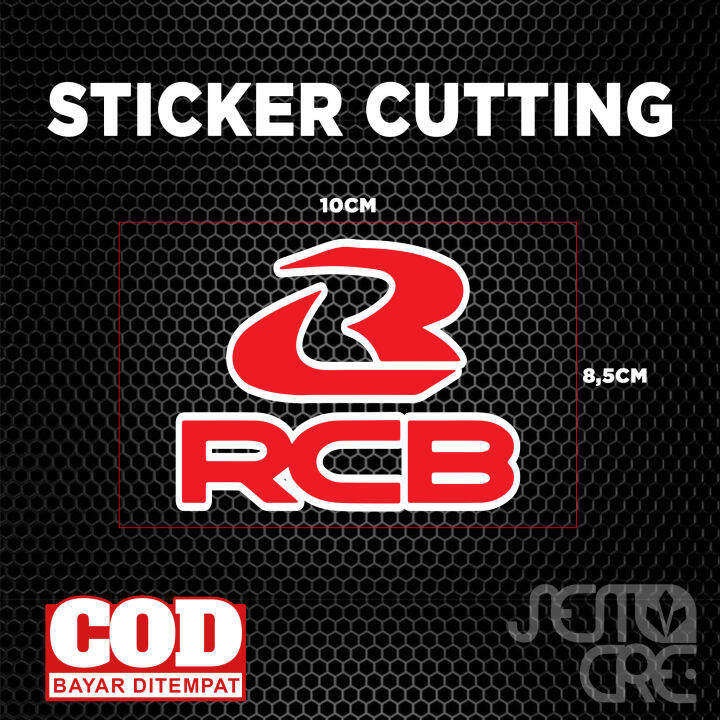 Stiker Print Cut RCB [SCV09] Stiker Printing Laminasi Glossy Sudah ...